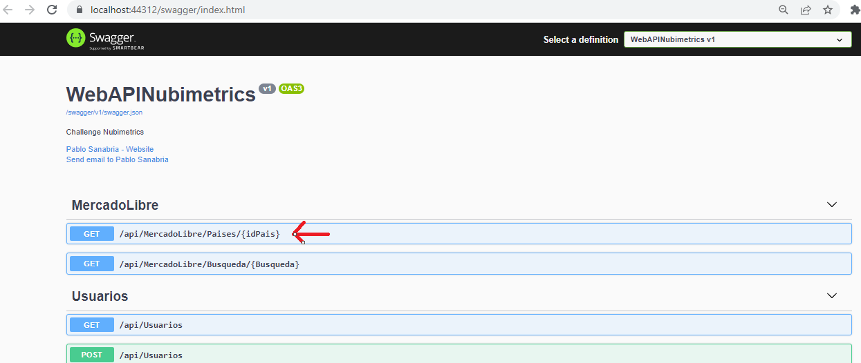 GitHub - PabloSanabria/WebAPINubimetrics: Proyecto realizado para ...