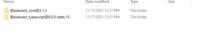 TypeScript generator fails; npm package does not install any files @autorest/typescript 6.0.0 ...