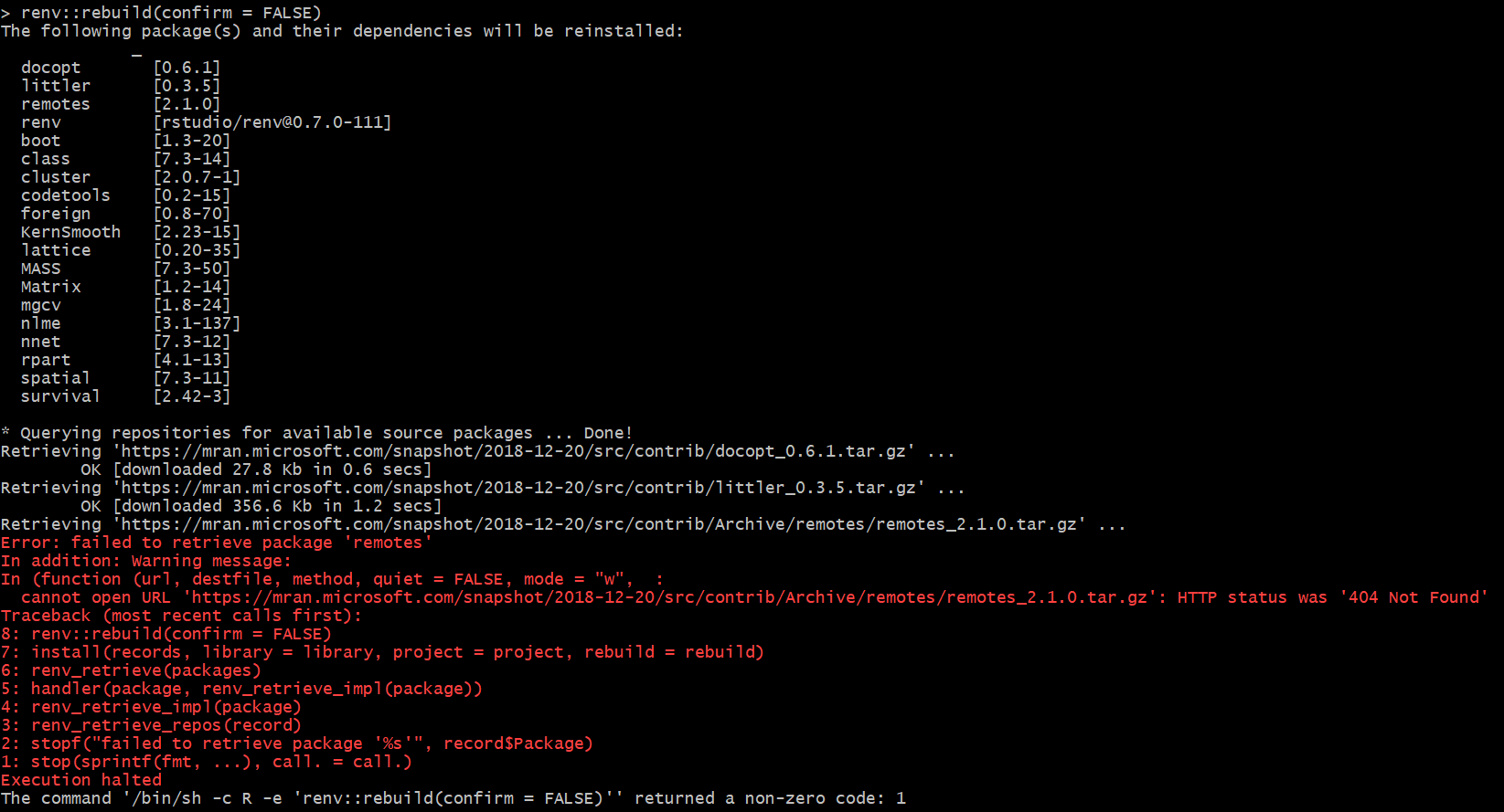 Docker build using MRAN when it shouldn't · Issue #199 · rstudio/renv ...