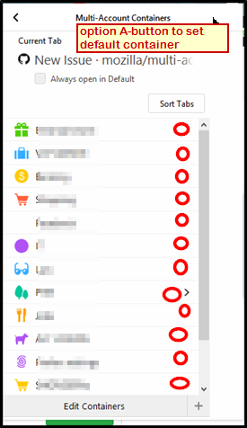 Feature request: button to set container for all imported, restored, or new tabs · Issue #1430 ...