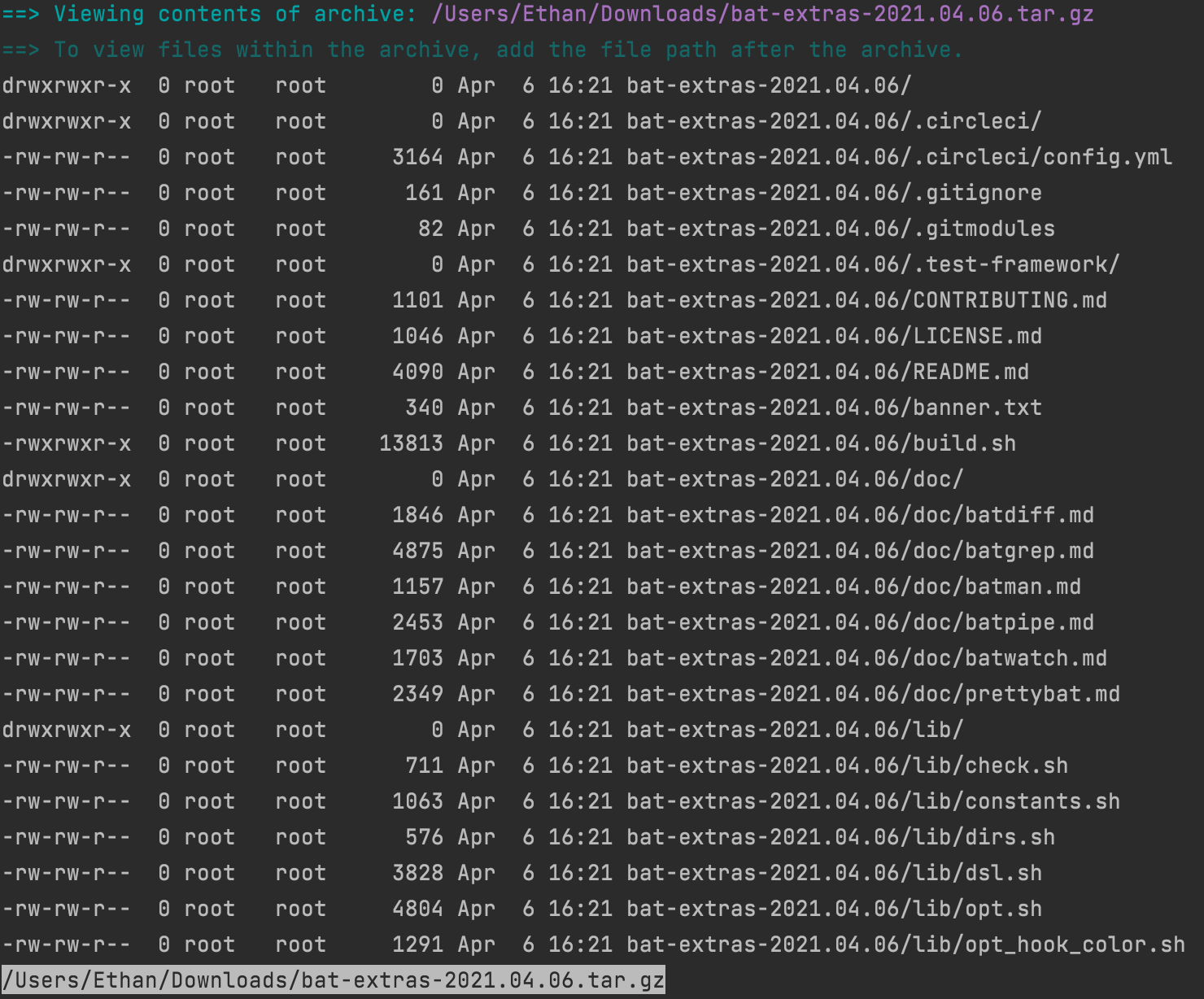 batpipe doesn't seem to work correctly · Issue #61 · eth-p/bat-extras · GitHub