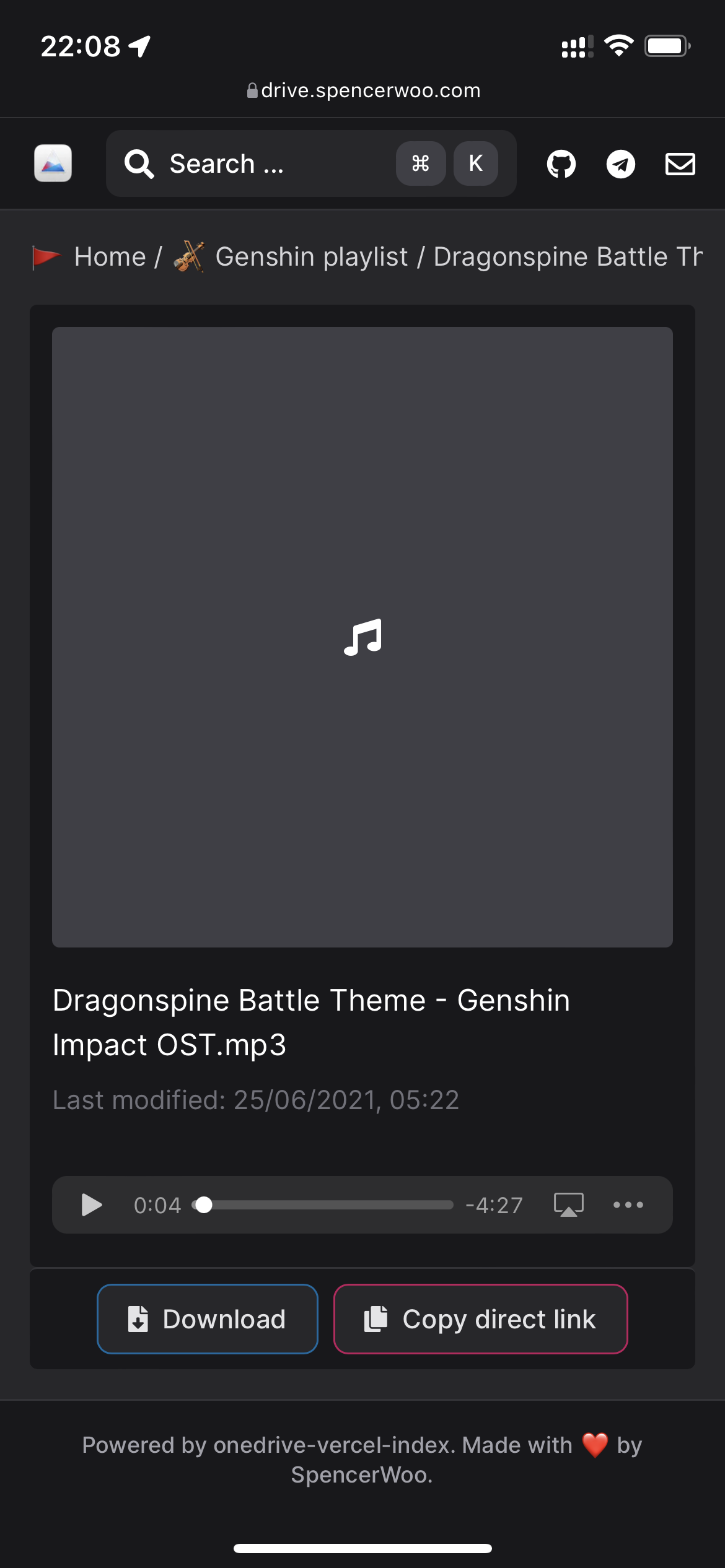 Weird Music Player Interface On Phone · Issue #348 · spencerwooo ...
