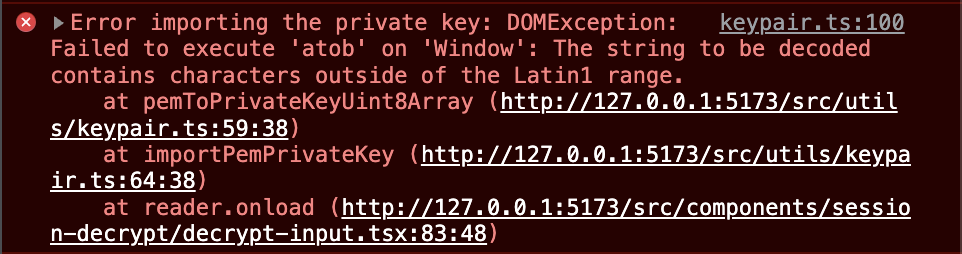 Error Importing The Private Key Domexception · Issue 74 · Multiparty