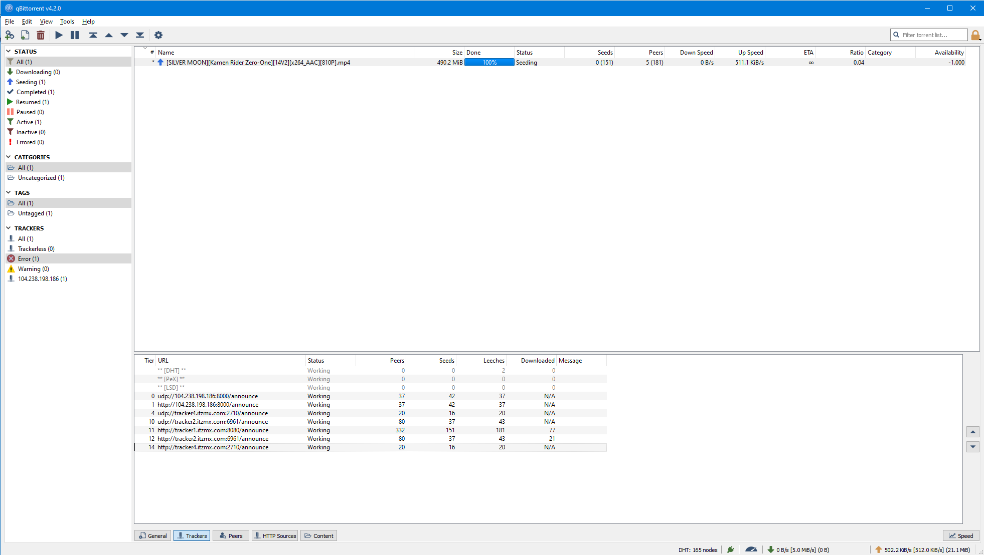 Trackers will always has "Error(1)" · Issue #11619 · qbittorrent ...
