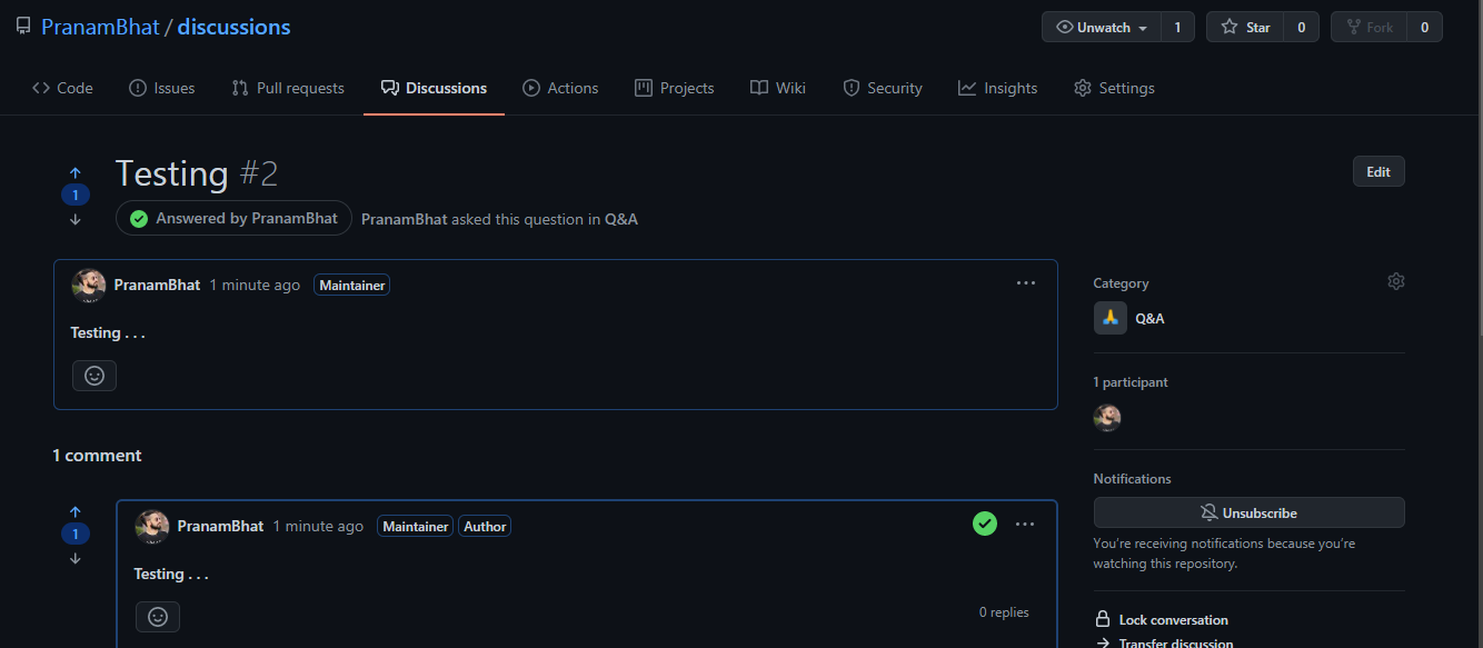 Restrict "Mark as Answer" for the owners of "Discussion" thread · community · Discussion #3606 ...