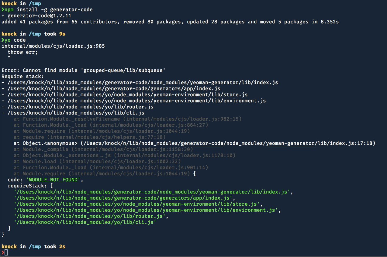 Unable to find module 'grouped-queue/lib/subqueue' · Issue #194 ...