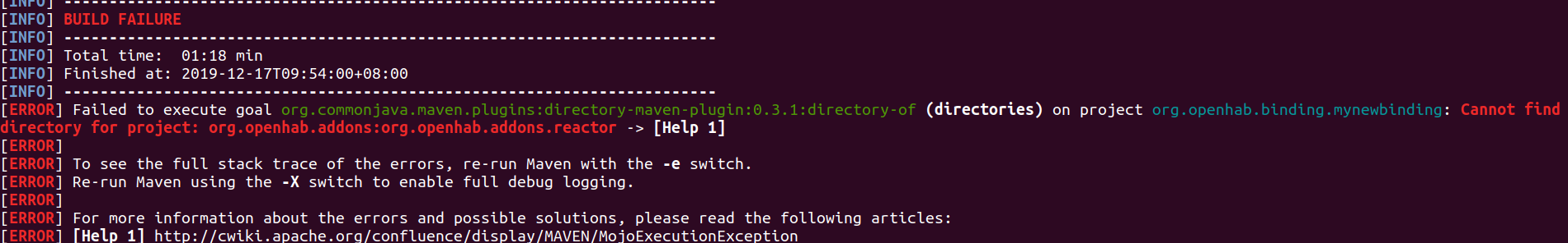 New binding skeleton didn't work · Issue #6609 · openhab/openhab-addons · GitHub