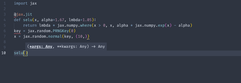Docstring jitted function · Issue #5612 · google/jax · GitHub