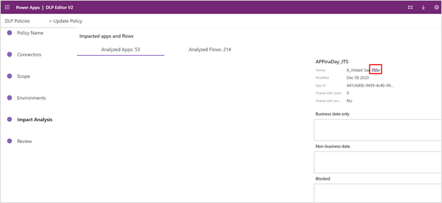[CoE Starter Kit - BUG] DLP Editor V2 didn't show the list of Analyzed apps and flows · Issue ...