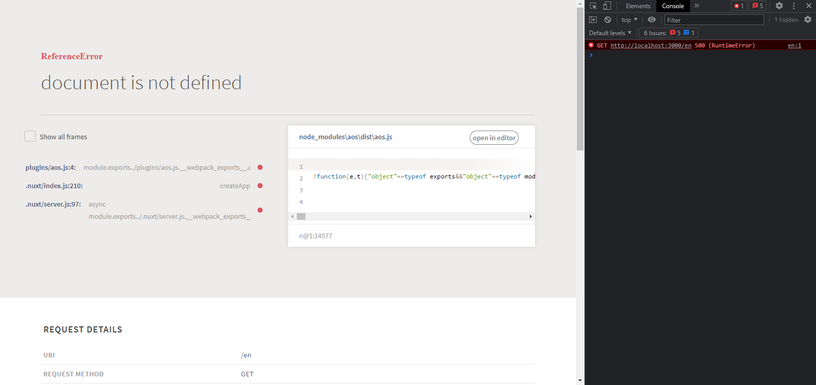 Document is not defined · Issue #719 · michalsnik/aos · GitHub