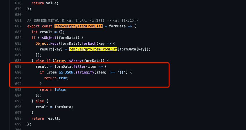 [BUG] 表单 formData 值中属性为 array 时，当其中有 0，‘’ 时会被 filter 掉 · Issue #519 · alibaba/x-render · GitHub