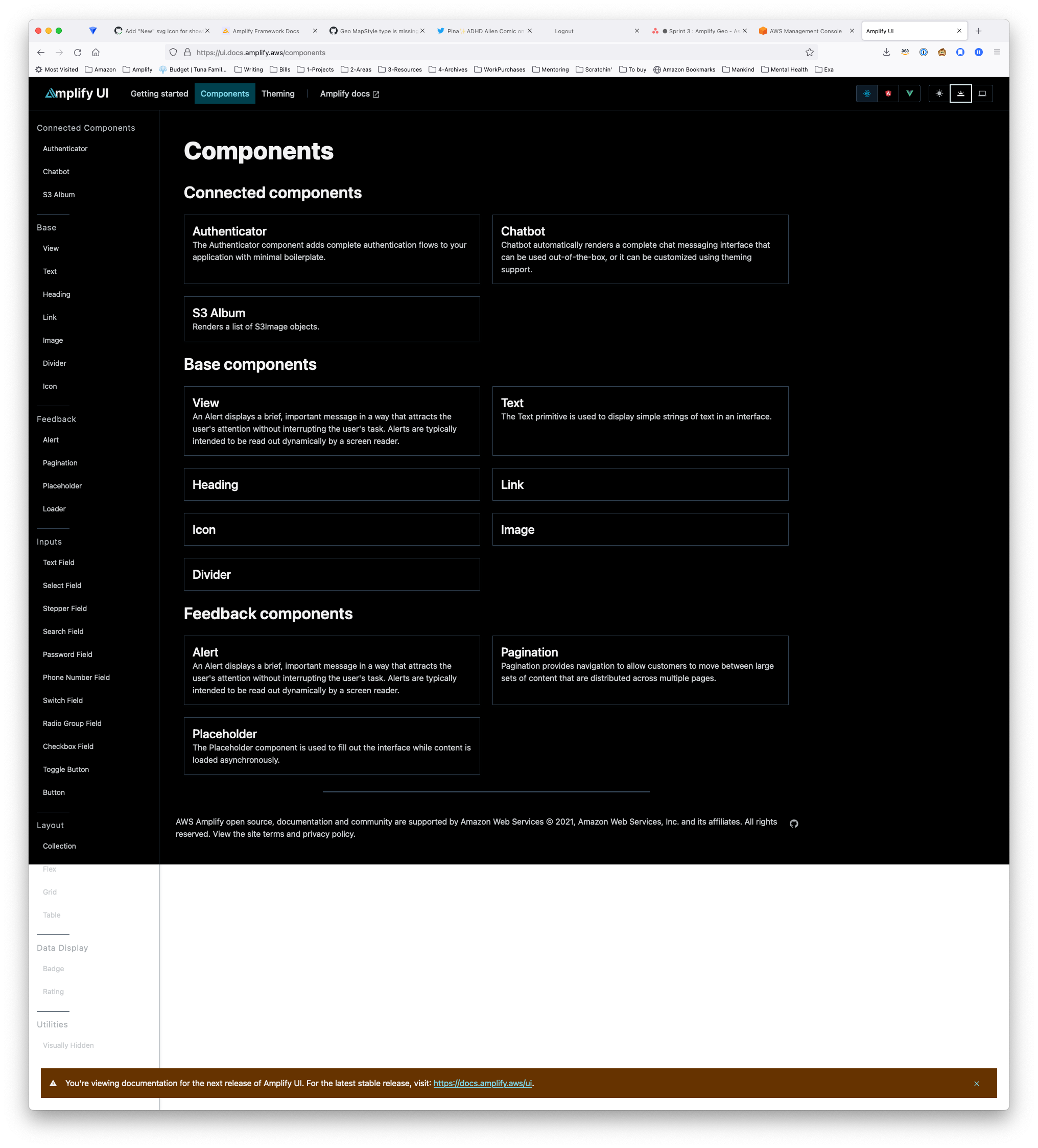 Docs: dark mode issue in firefox and chrome · Issue #657 · aws-amplify ... Docs: dark mode issue in firefox and chrome · Issue #657 · aws-amplify ...