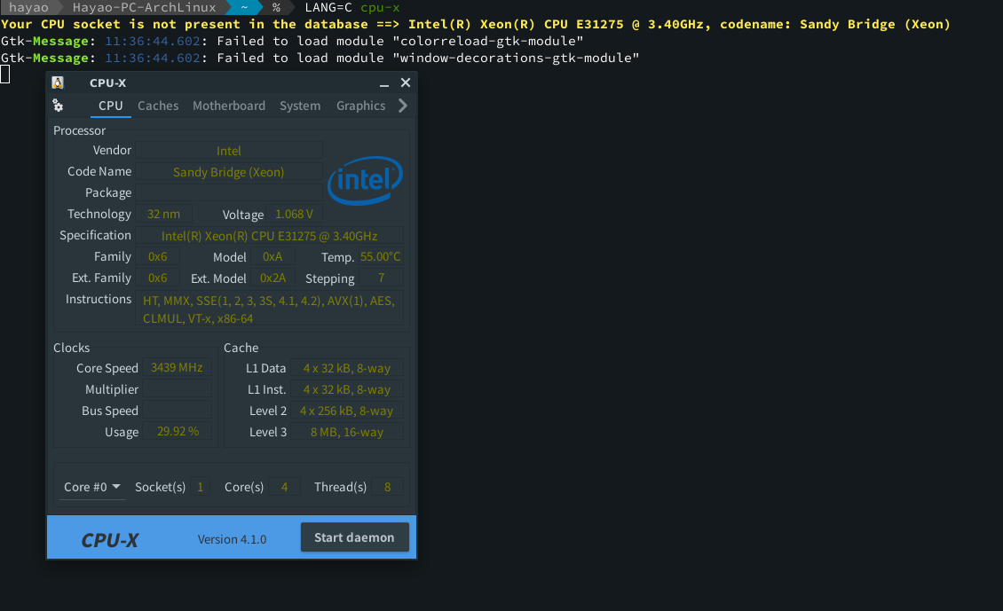 Wrong CPU codename and package · Issue #182 · TheTumultuousUnicornOfDarkness/CPU-X · GitHub