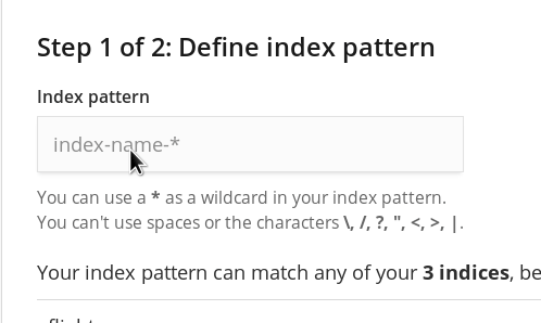 cannot create index pattern without trailing '*' · Issue #26531 · elastic/kibana · GitHub