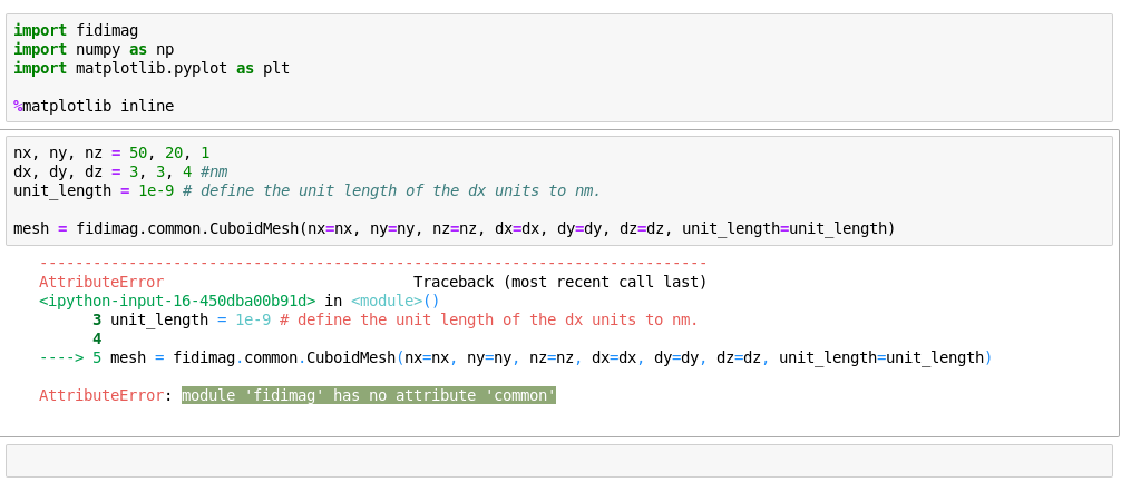 'LLG' object has no attribute 'driver' · Issue #121 · computationalmodelling/fidimag · GitHub