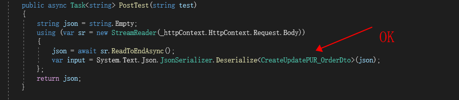 How get json string from application services · Issue #8465 · abpframework/abp · GitHub