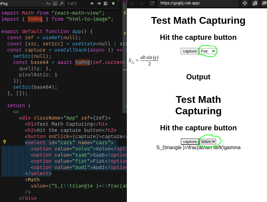 Not working correctly in dropdown Input · Issue #183 · bubkoo/html-to-image · GitHub