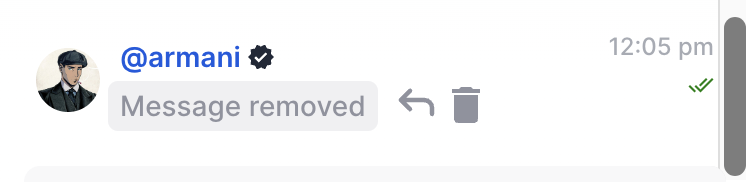 Remove reply and delete icons for deleted messages · Issue #3193 · coral-xyz/backpack · GitHub