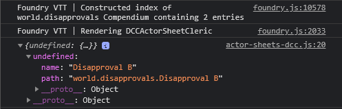 Cleric cannot select Disapproval Table · Issue #253 · foundryvtt-dcc/dcc · GitHub