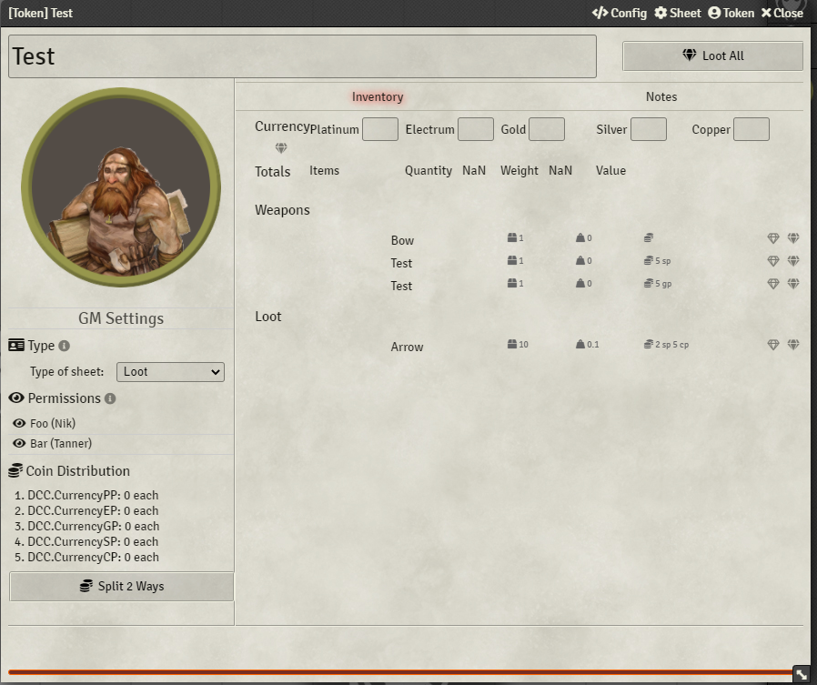 LootSheet Support · Issue #244 · foundryvtt-dcc/dcc · GitHub