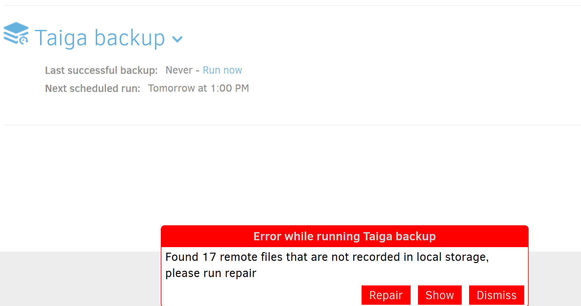 All backups fail due to files missing in local storage · Issue #4272 · duplicati/duplicati · GitHub