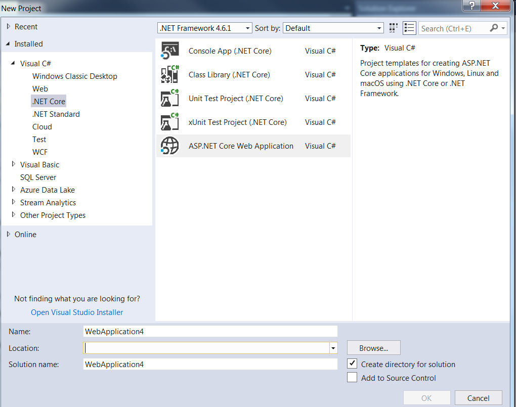 .Net Core 2.0 64 bit not recognized by VS2017 in 64bit machine · Issue #1596 · dotnet/sdk · GitHub