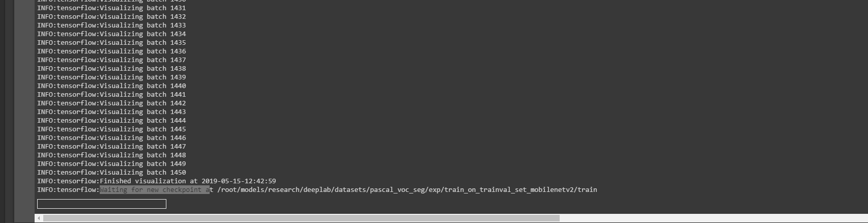 Waiting for new checkpoint · Issue #6786 · tensorflow/models · GitHub
