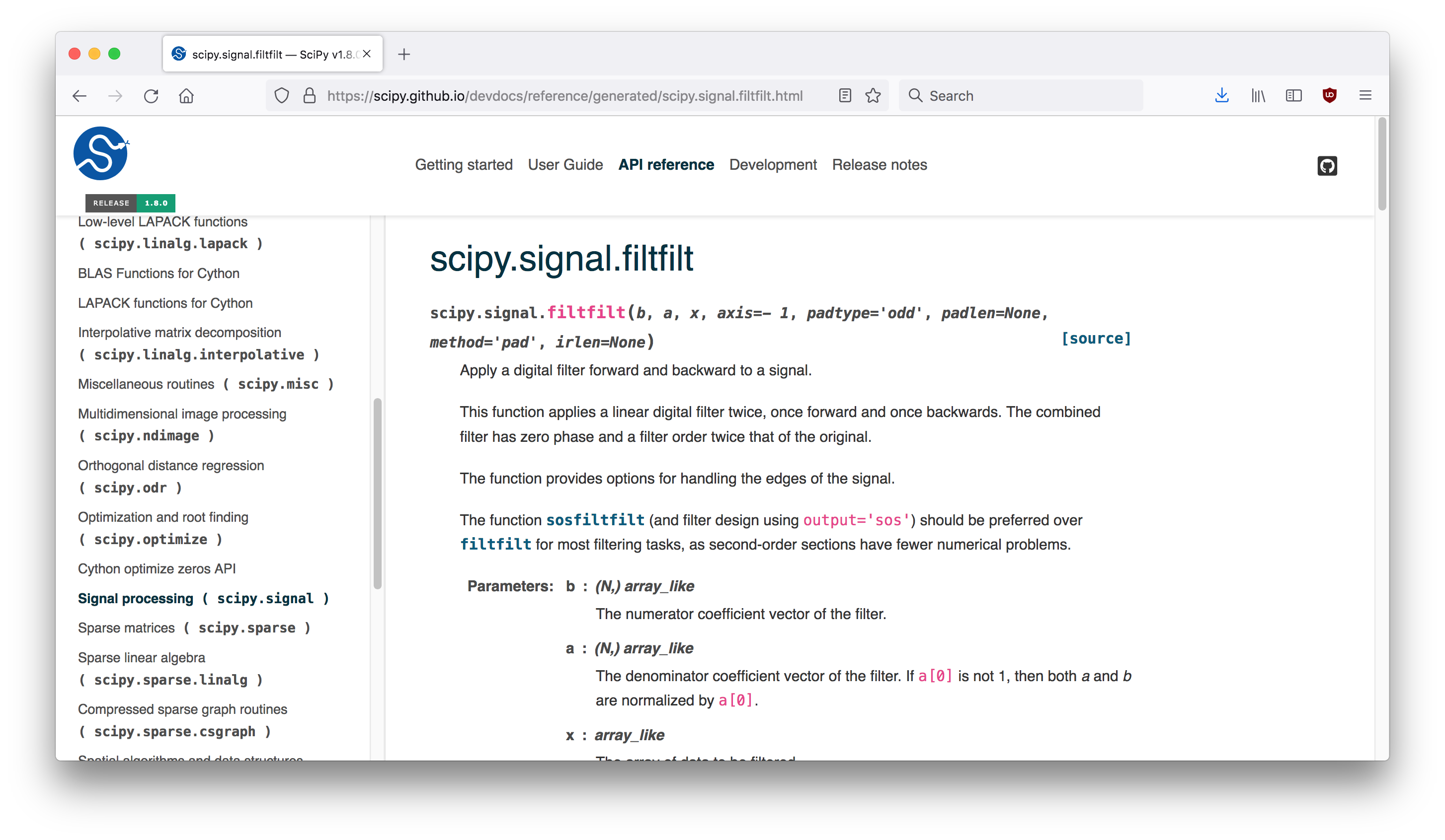 DOC: Most API reference internal links skip top of page · Issue #21402 · scipy/scipy · GitHub