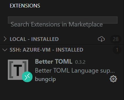 Unable to interact with extension menu on remote SSH · Issue #101169 ...