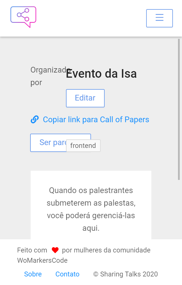 Correção: Meus Eventos responsivos · Issue #223 · React-Bootcamp ...