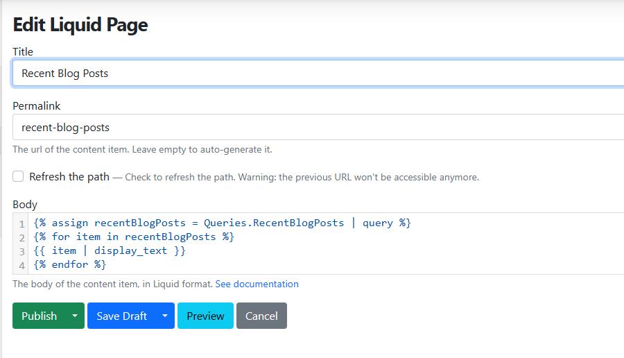 Query in Liquid template not working · Issue #14296 · OrchardCMS/OrchardCore · GitHub