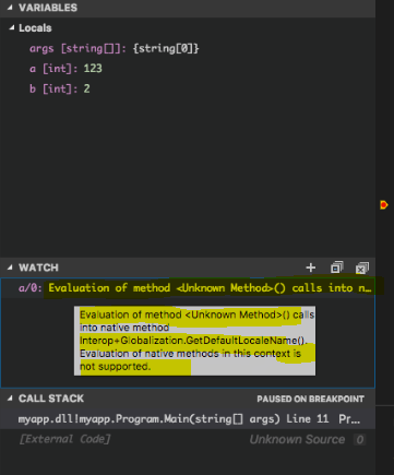 Error message for evaluated expressions with a divide by zero may be ...
