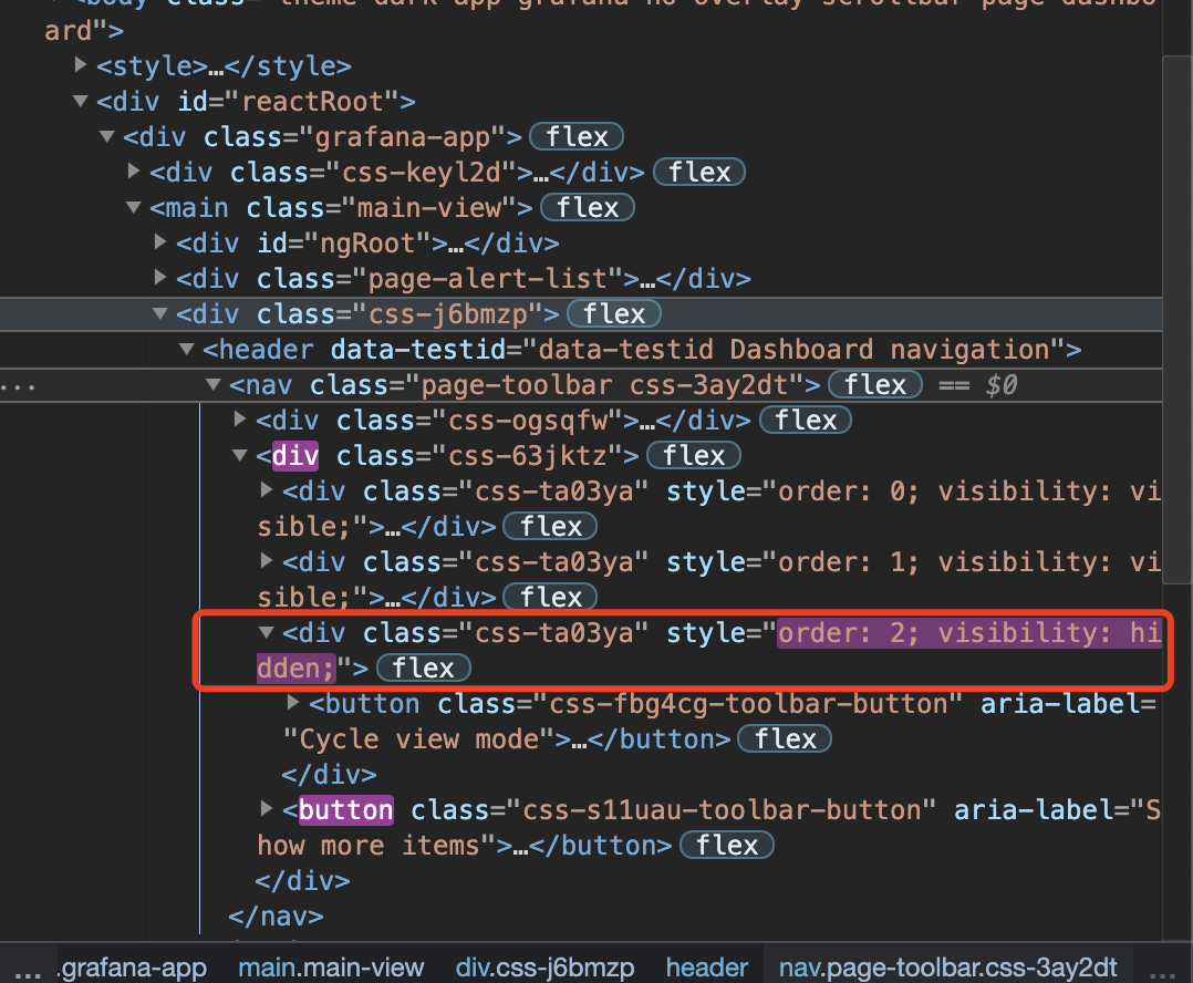 dashboard toolbar is flash · Issue #57944 · grafana/grafana · GitHub