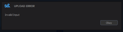 `Invalid Input` upload error when uploading game mode · Issue #1575 ...