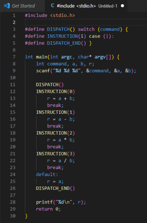 C syntax highlighting is wrong when a #define contains the beginning of ...