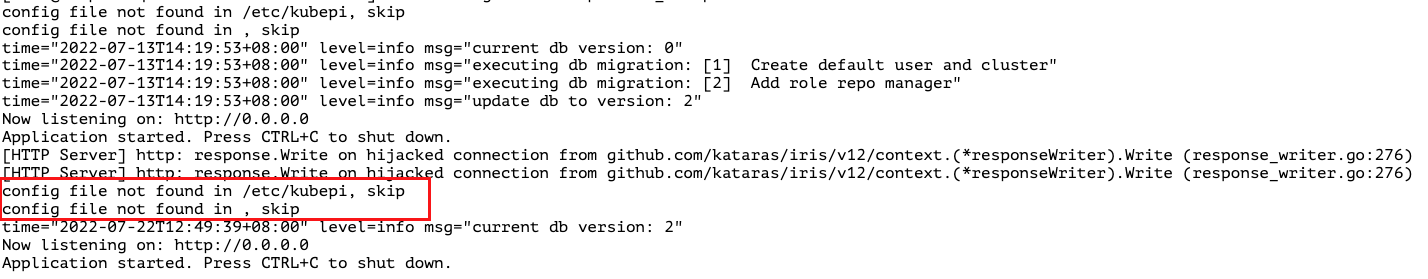 [Question]config file not found in /etc/kubepi · Issue #494 · KubeOperator/KubeOperator · GitHub