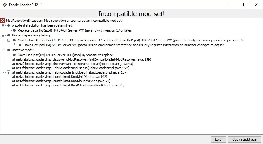 YACL crashes fabric's error gui · Issue #83 · isXander ...
