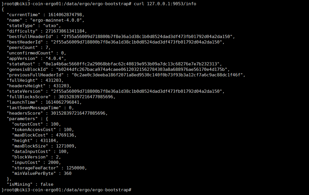 The Height Reaches 428038 Not Increasing · Issue 13 · Ergoplatform Ergo Bootstrap · Github