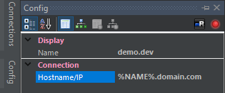 Reference %name% variable/field in hostname field · Issue #1919 · mRemoteNG/mRemoteNG · GitHub
