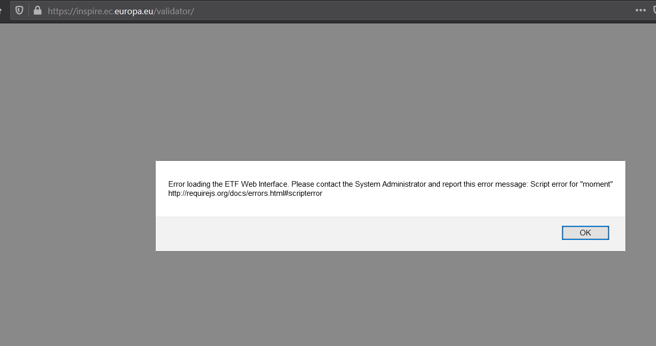 Script load error when loading ETF web interface · Issue #372 · INSPIRE-MIF/helpdesk-validator ...