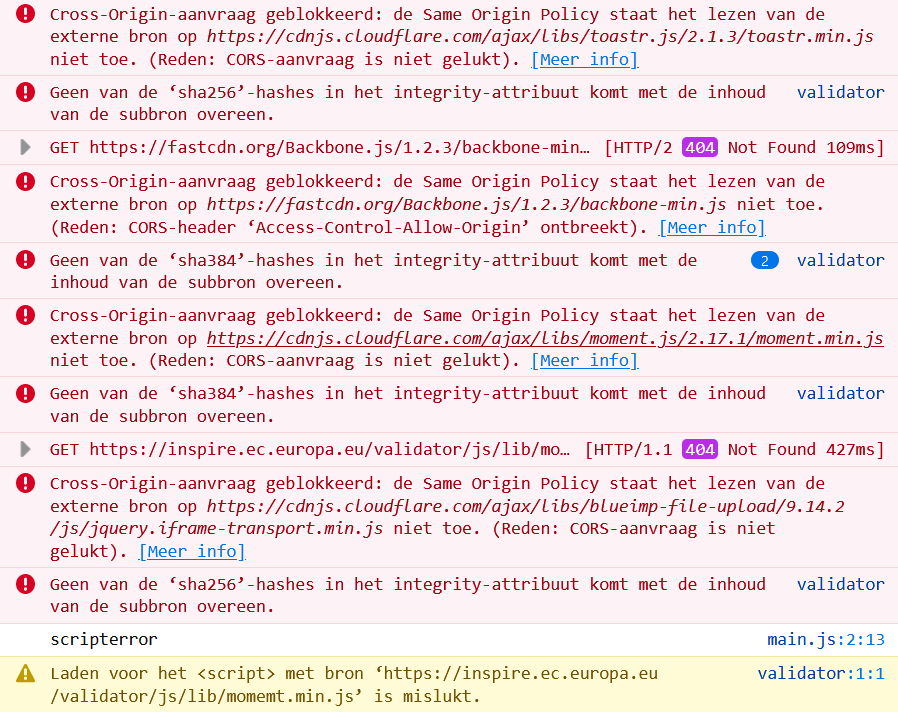 Script load error when loading ETF web interface · Issue #372 · INSPIRE-MIF/helpdesk-validator ...
