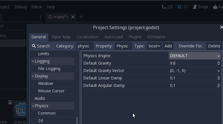 RigidBody (character) behave differently between Godot old physics ...