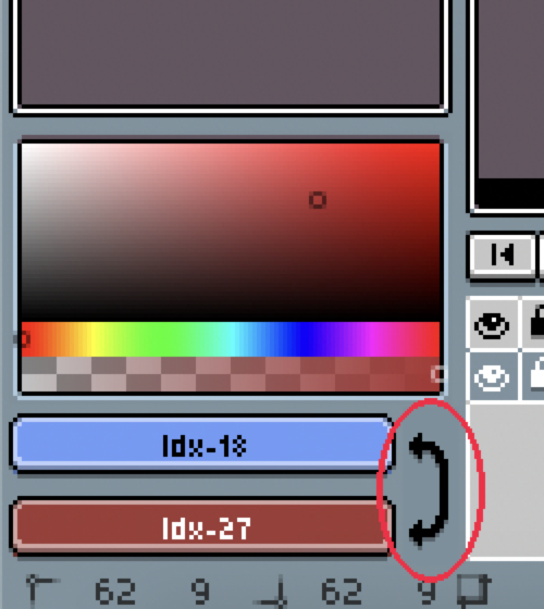 Add switch color button · Issue #2892 · aseprite/aseprite · GitHub
