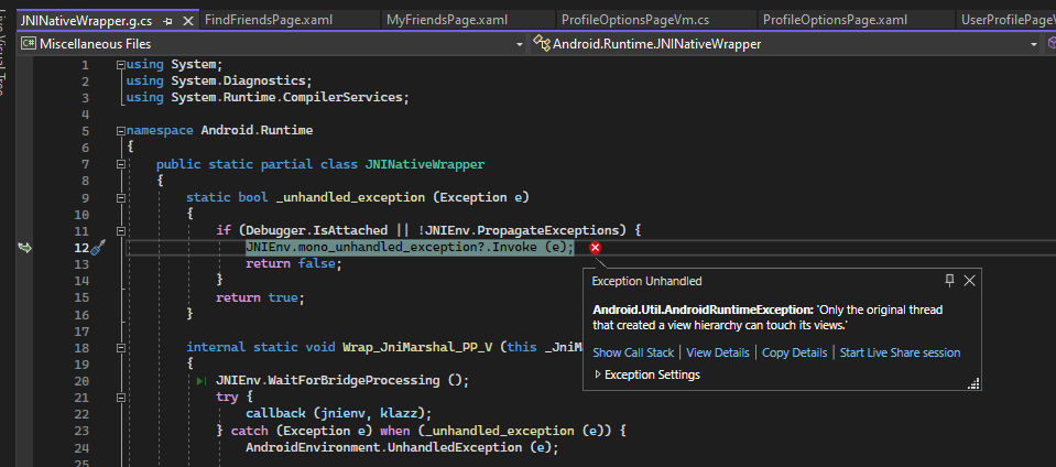 Only The Original Thread That Created A View Hierarchy Can Touch Its