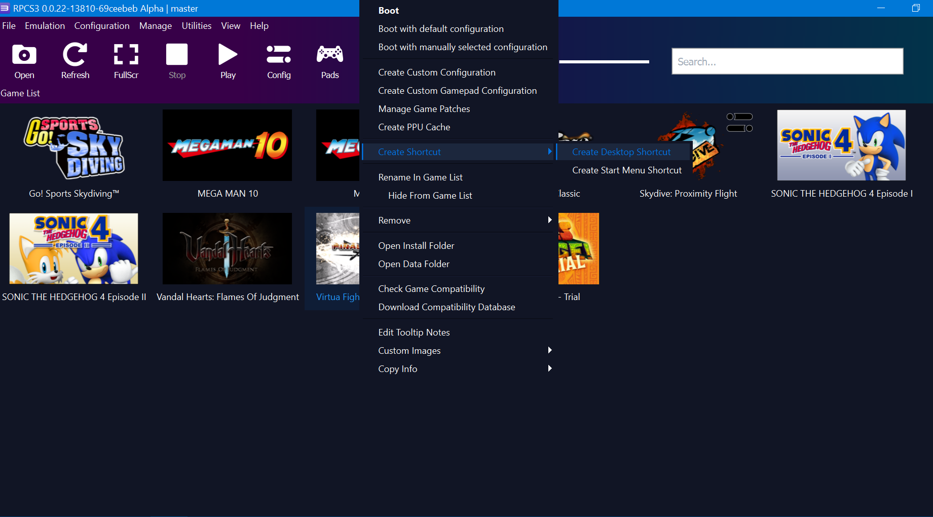 Add "Create Desktop Shortcut" option from the GUI · Issue #1910 ...