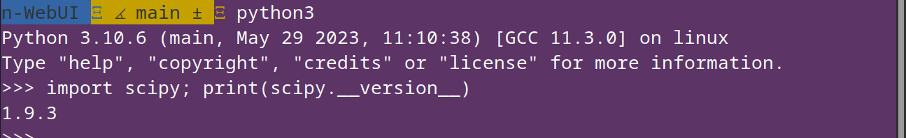 "ImportError: No module named scipy" on step 2a · Issue #463 · RVC ...