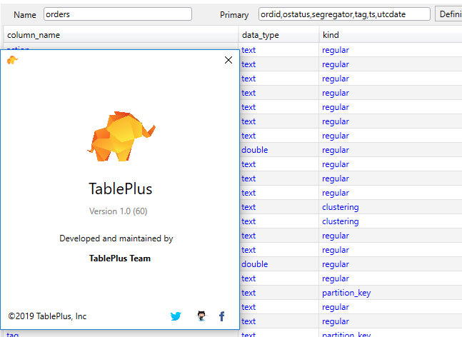 Display Cassandra partition key and clustering key in correct order · Issue #49 · TablePlus ...