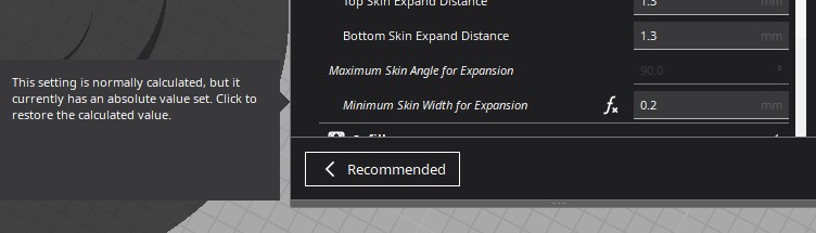 [5.0 beta] Tooltip doesn't disappear and tooltip is not applicable to my machine profile ...