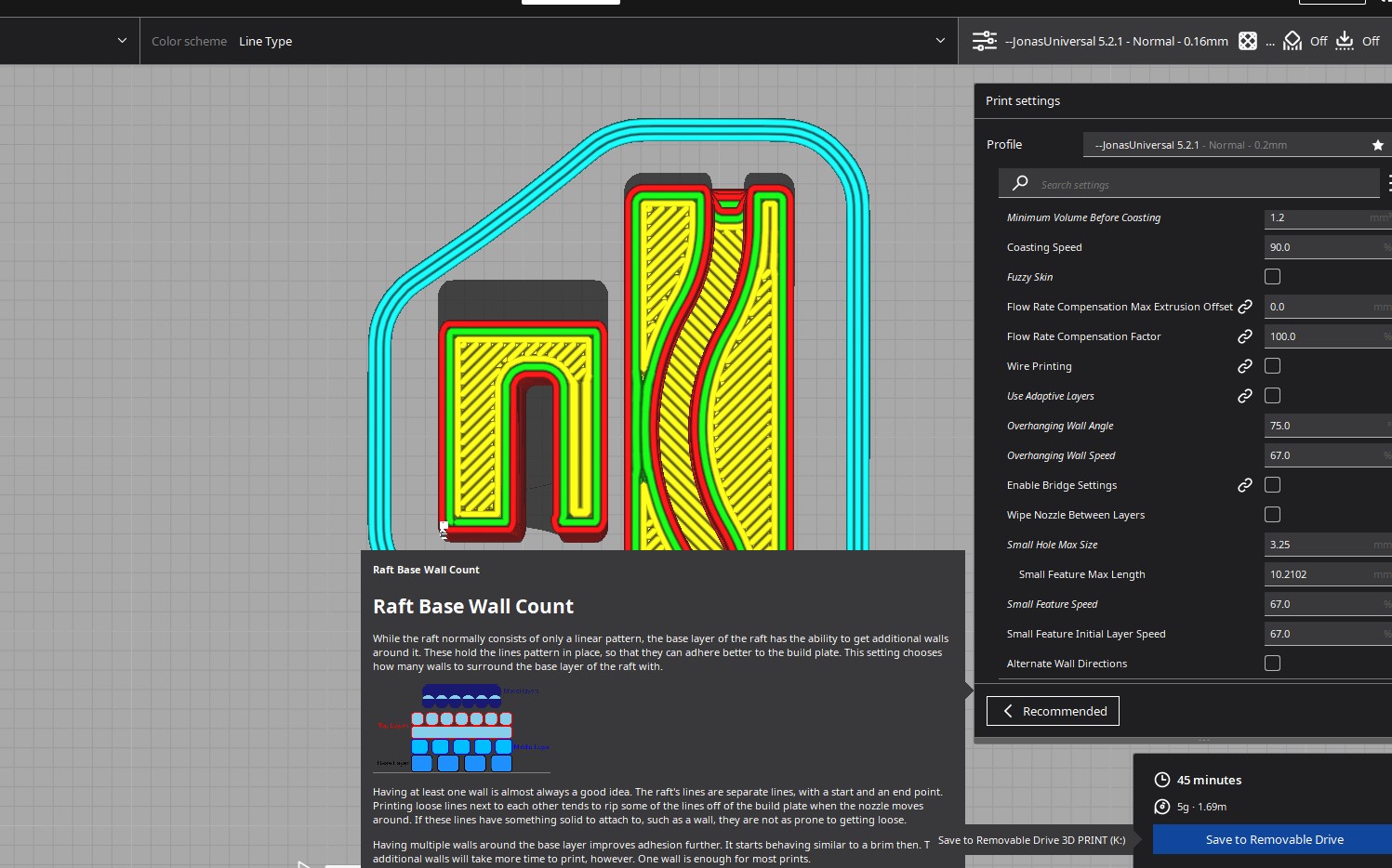 [5.0 beta] Tooltip doesn't disappear and tooltip is not applicable to my machine profile ...