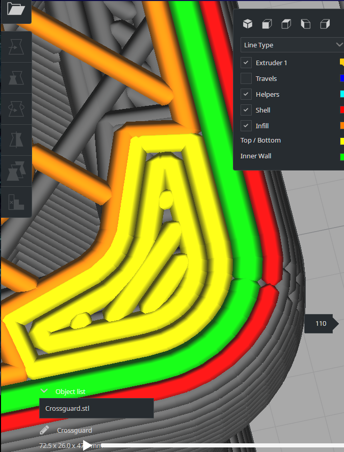 Infill overlapping other lines in combination with infill steps [4.3.0 ...